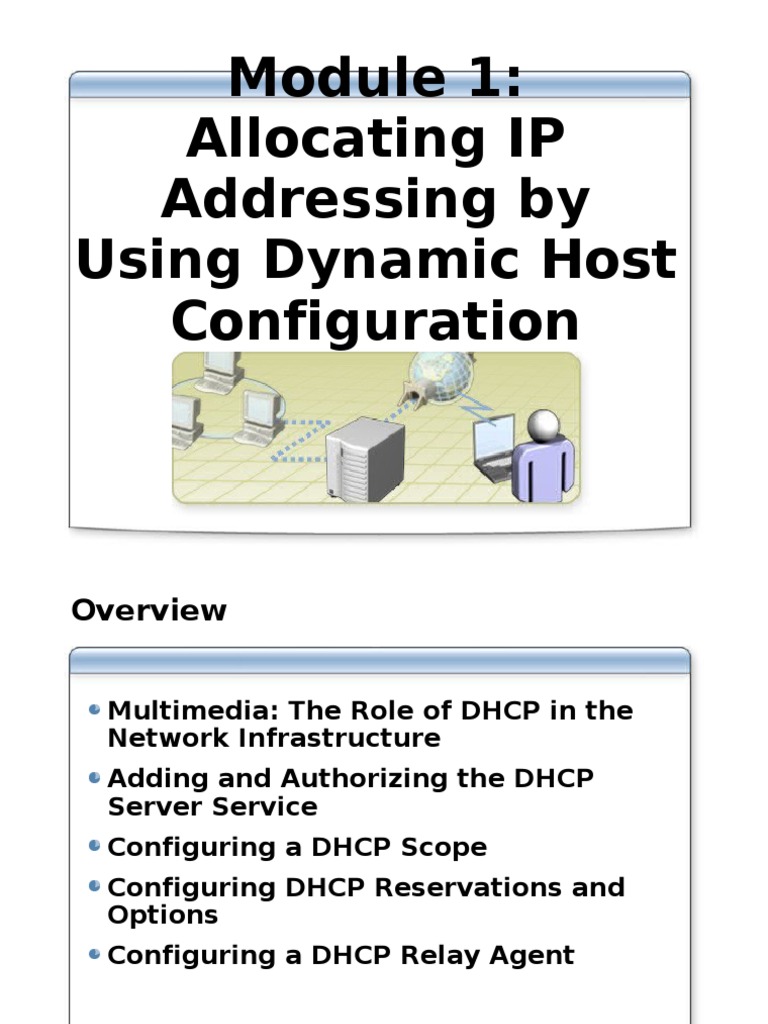 Module 10 Allocating Ip Addressing By Using Dhcp Pdf