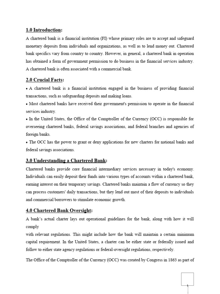 Assignment of Bank Management | PDF | Banks | Office Of The Comptroller ...
