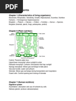 Form 4 Biology Notes Overview | PDF