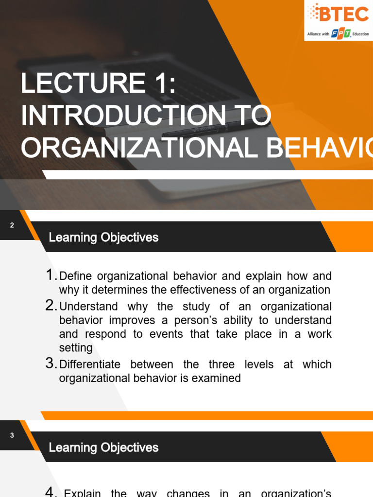 OB Lecture 1 - Introduction To Organizational Behavior 2 | PDF ...