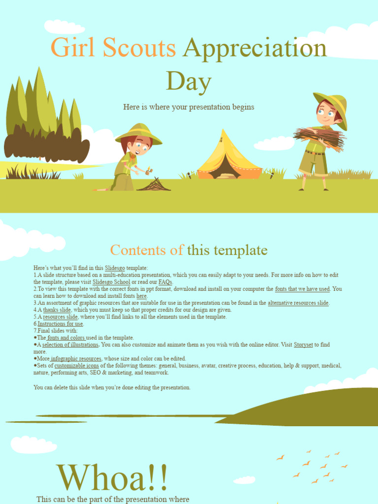 Girl Scouts Appreciation Day | PDF | Planets | Planets In Astrology