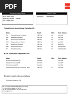 FM Formula Sheet | PDF
