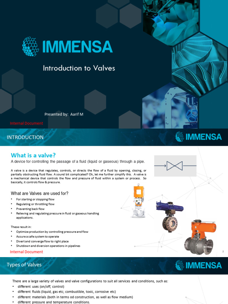 Valves | PDF | Valve | Chemical Engineering