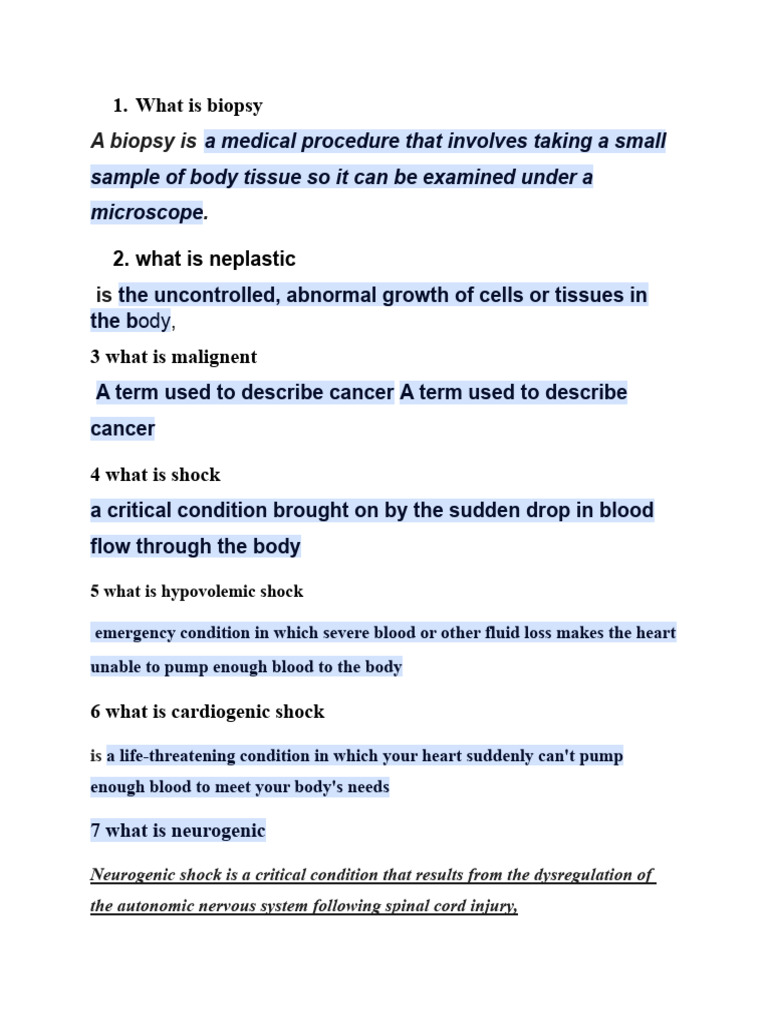 What Is Biopsy | PDF