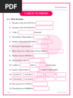 Class4_CBSE_Large_Numbers_Worksheet | PDF