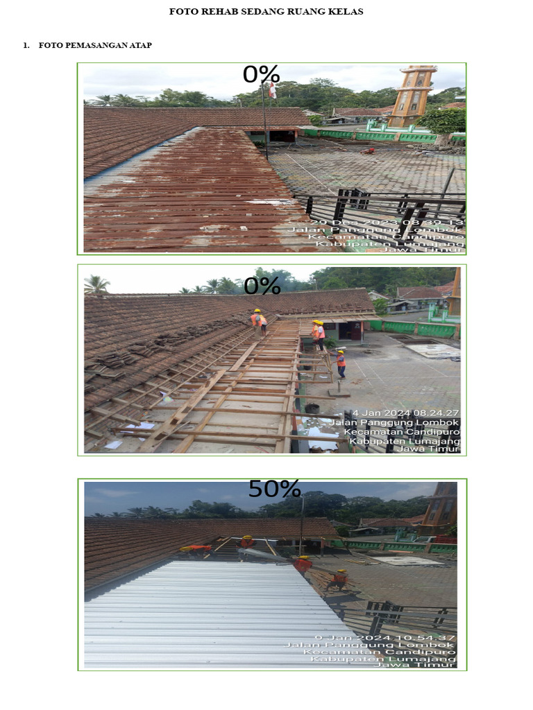 Foto Rehab Sedang Ruang Kelas | PDF | Sains & Matematika