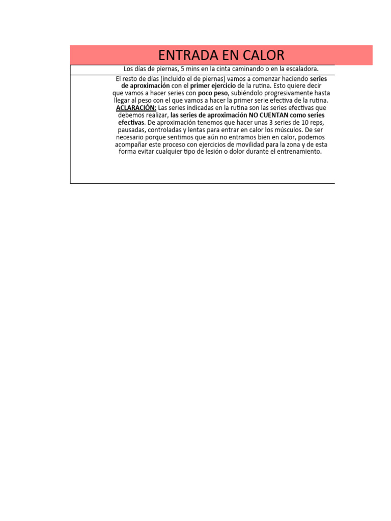 Rutina 6 Dias PPL Push Pull LegsArnold Split Qymh0v | PDF ...
