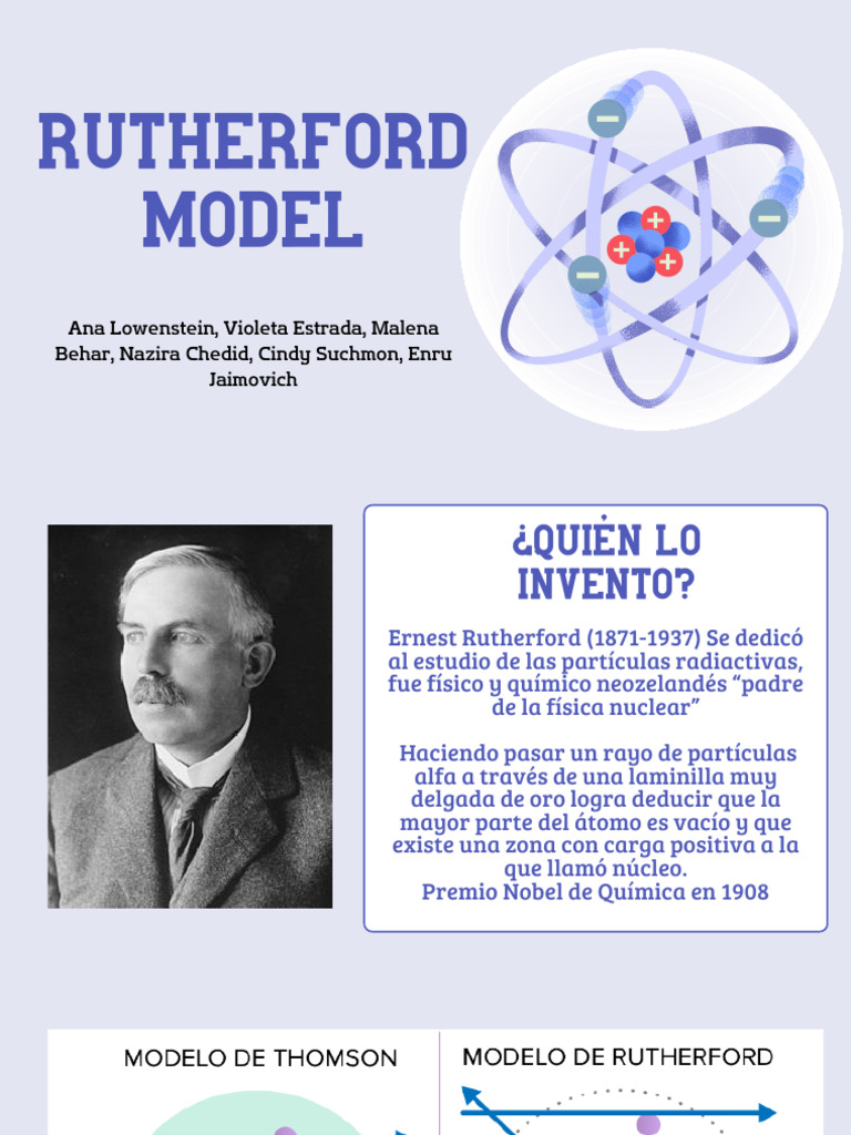 Modelo de Rutherford | PDF