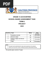 Grade 10 Accounting General Ledger Notes | PDF | Debits And Credits ...