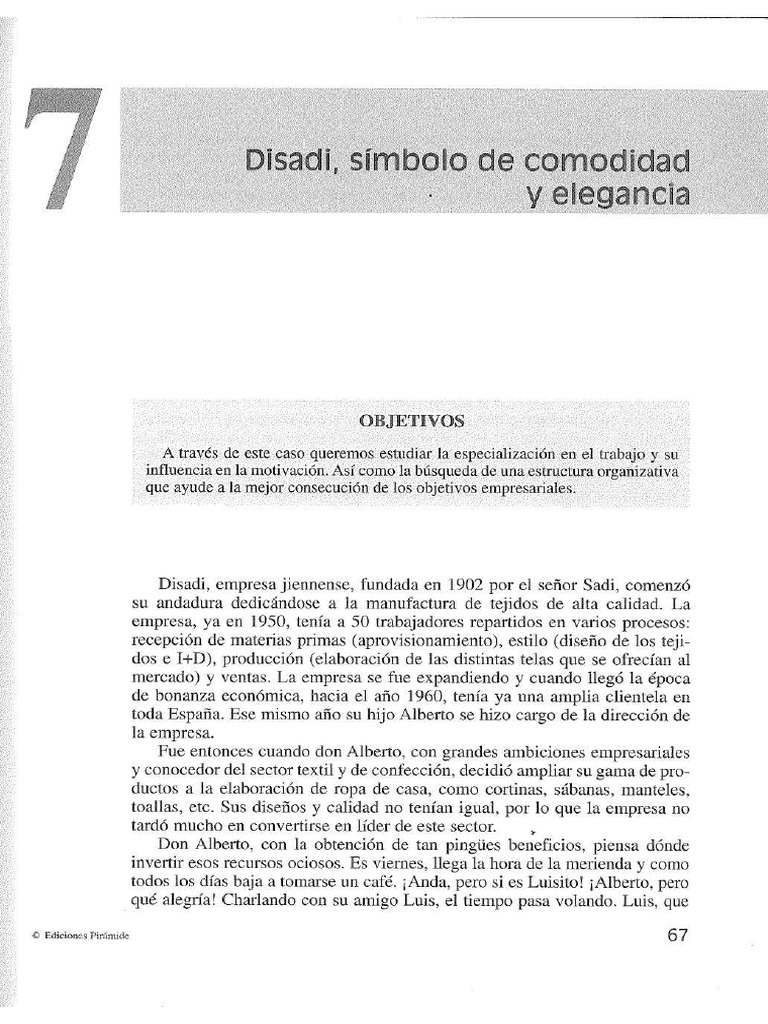 Disadi, Simbolo de Comodidad y Elegancia | PDF