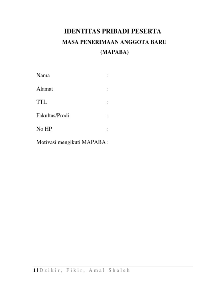 Modul Mapaba Terbaru 2022 | PDF