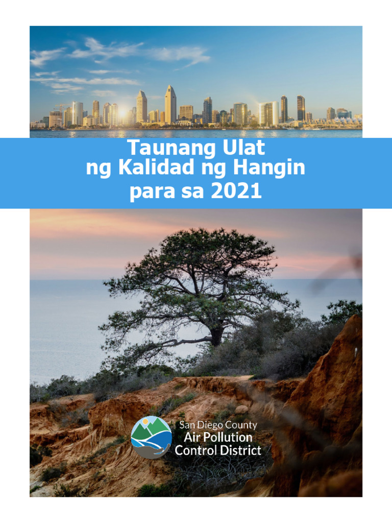 2021 Annual Air Quality Report - Tagalog | PDF