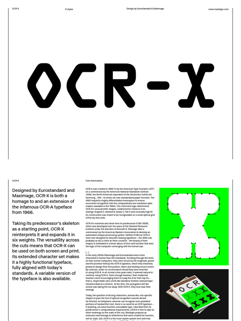 Ocr X | Download Free PDF | Typography | Writing