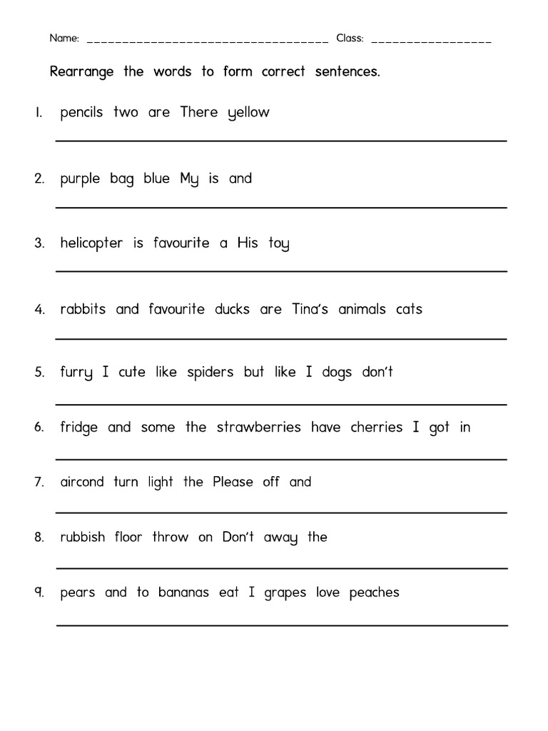 Revision Uasa Writing Year 1 Cefr | PDF