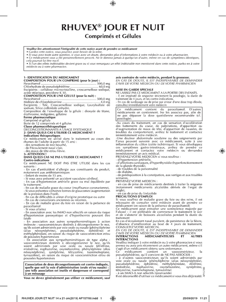 Rhuvex Jour Et Nuit | PDF