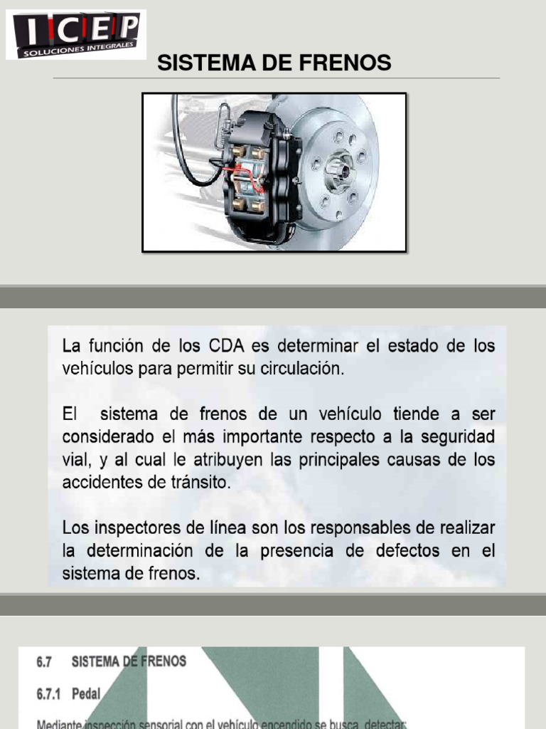 Sistema de Frenos | PDF | Neumático | Sistema de freno antibloqueo