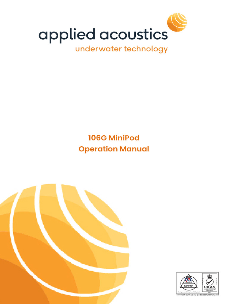 BCN-106G-8000-1 - 106G MiniPod Operation Manual | PDF | Computing ...