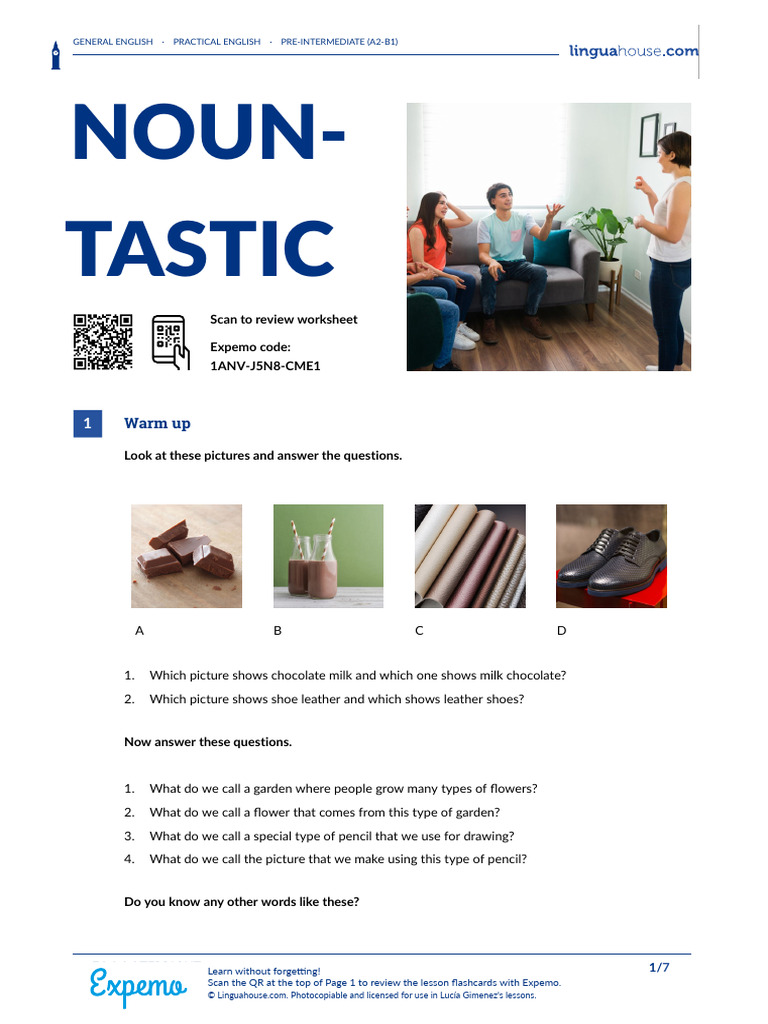 Noun Phrases Practice for A2-B1 Learners | PDF | Noun | Phrase