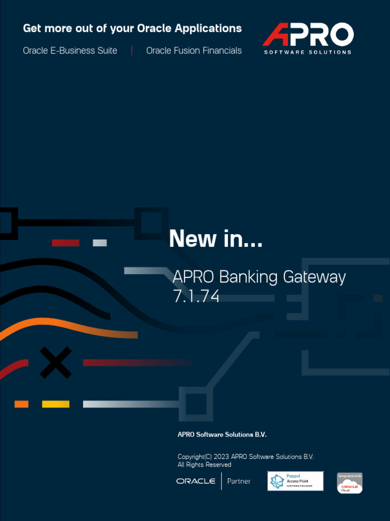 New in APRO Banking Gateway v7174 | PDF | Banks | Software Bug