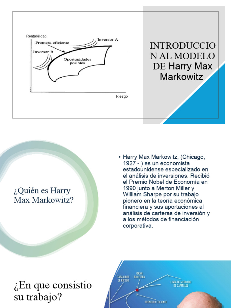 Harry Max Markowitz | PDF | Portafolio (Finanzas) | Economias