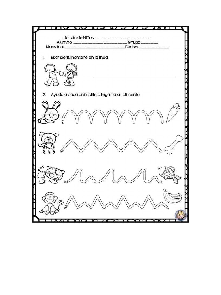 Prueba Kinder 2024 | PDF