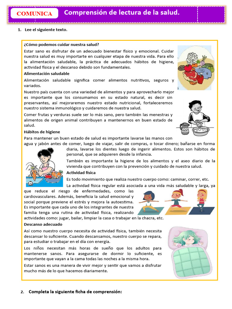 Claves para una Vida Saludable | PDF | Higiene