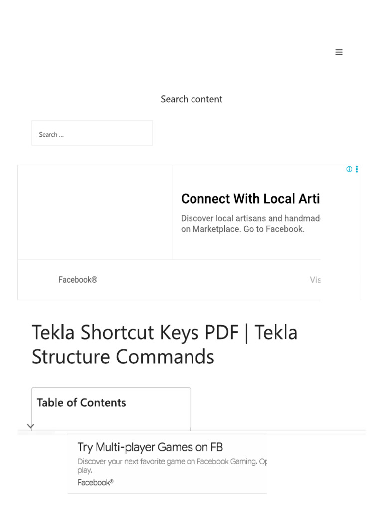 Tekla Comand Part 1 | PDF