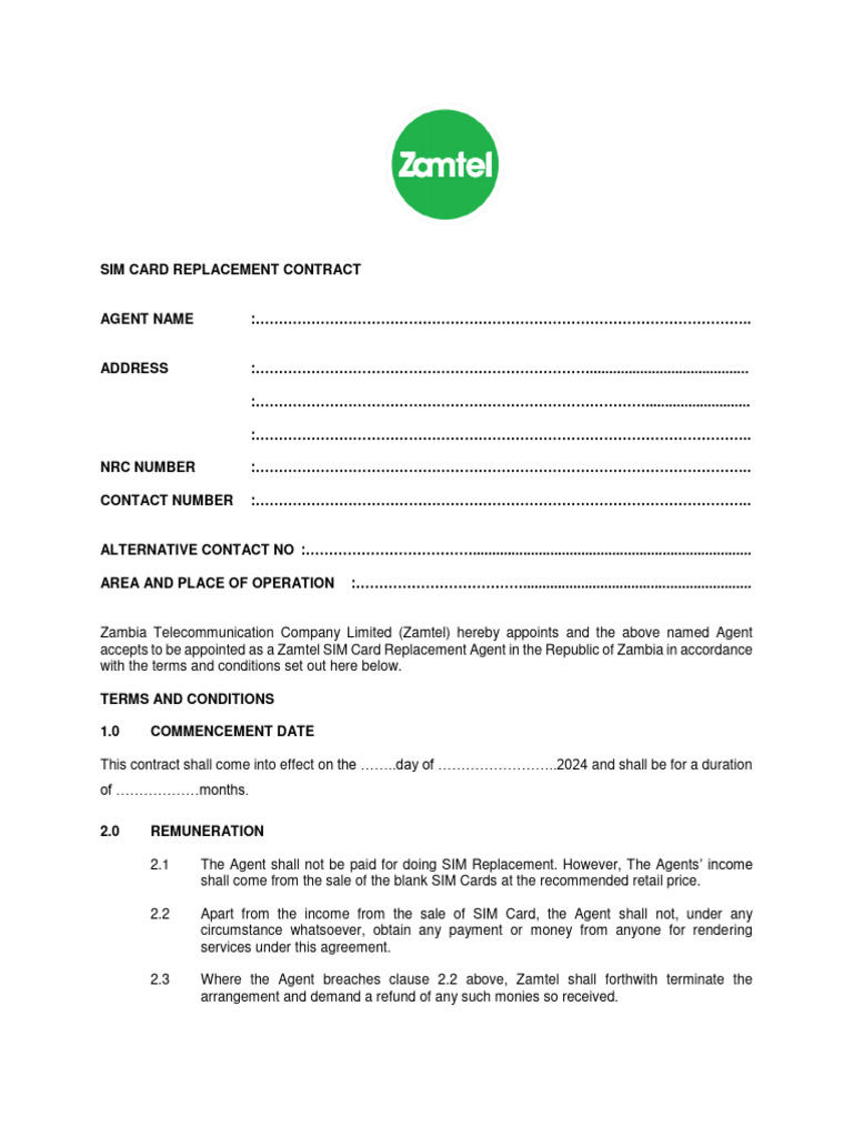 SIM Replacement Activation Form | PDF | Business | Justice