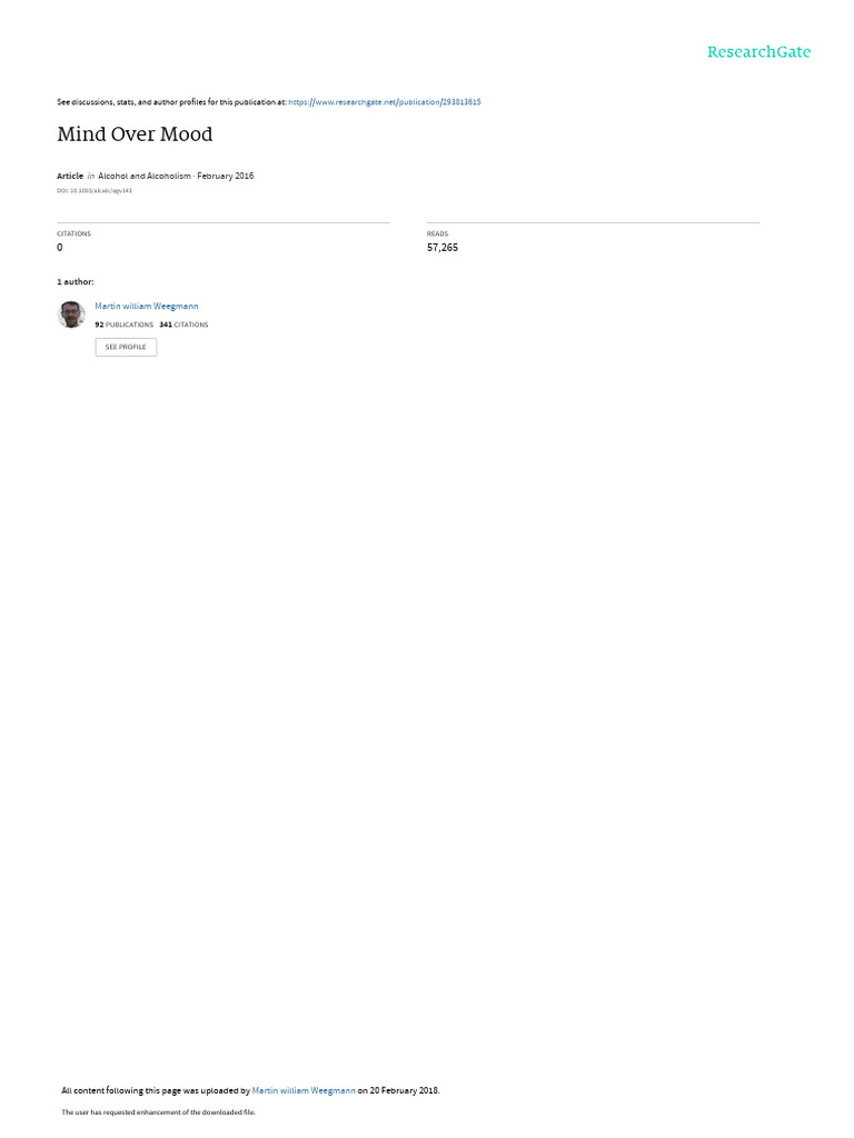 Mind Over Mood | PDF | Cognitive Behavioral Therapy | Psychotherapy