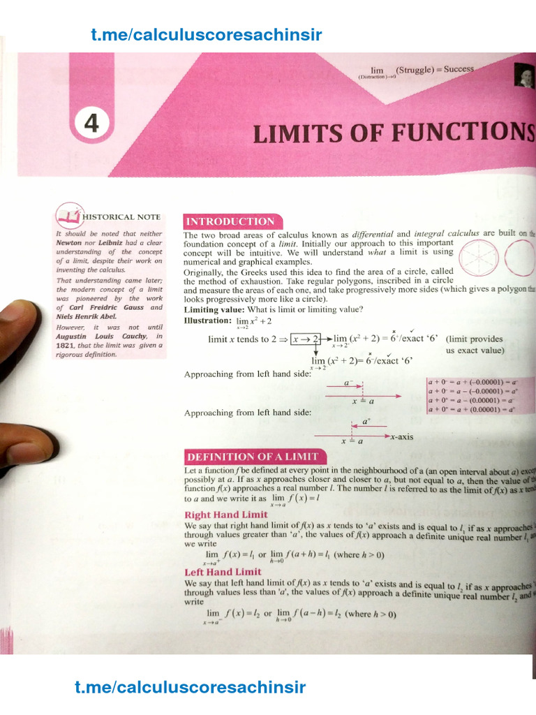 Limits and Functions Calculus Core | PDF