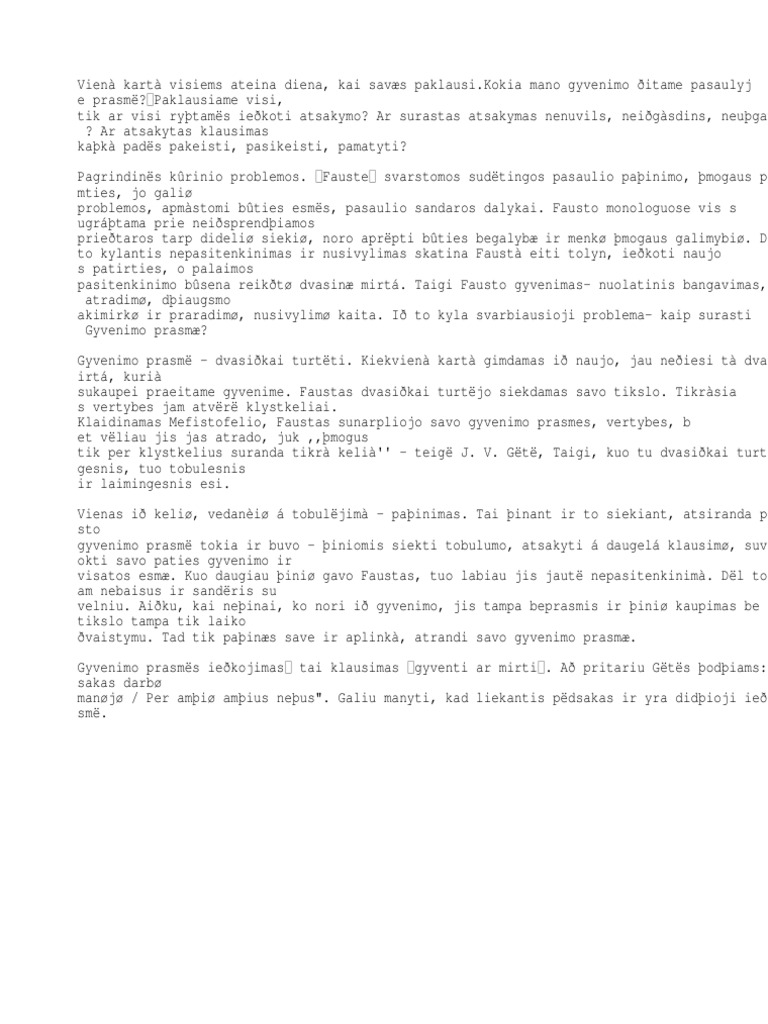 Faustas | PDF