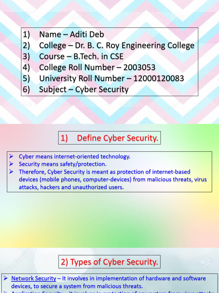 Cyber Security Notes | PDF | Malware | White Hat (Computer Security) Cyber Security Notes | PDF | Malware | White Hat (Computer Security)