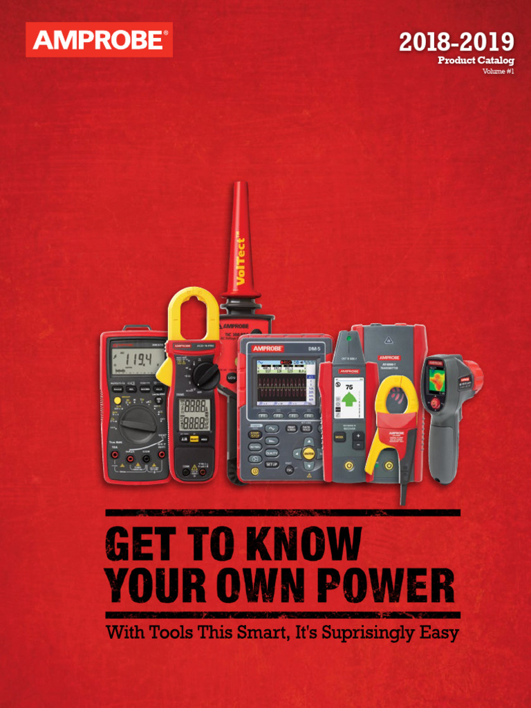 Amprobe 2018-2019 | PDF | Alternating Current | Infrared