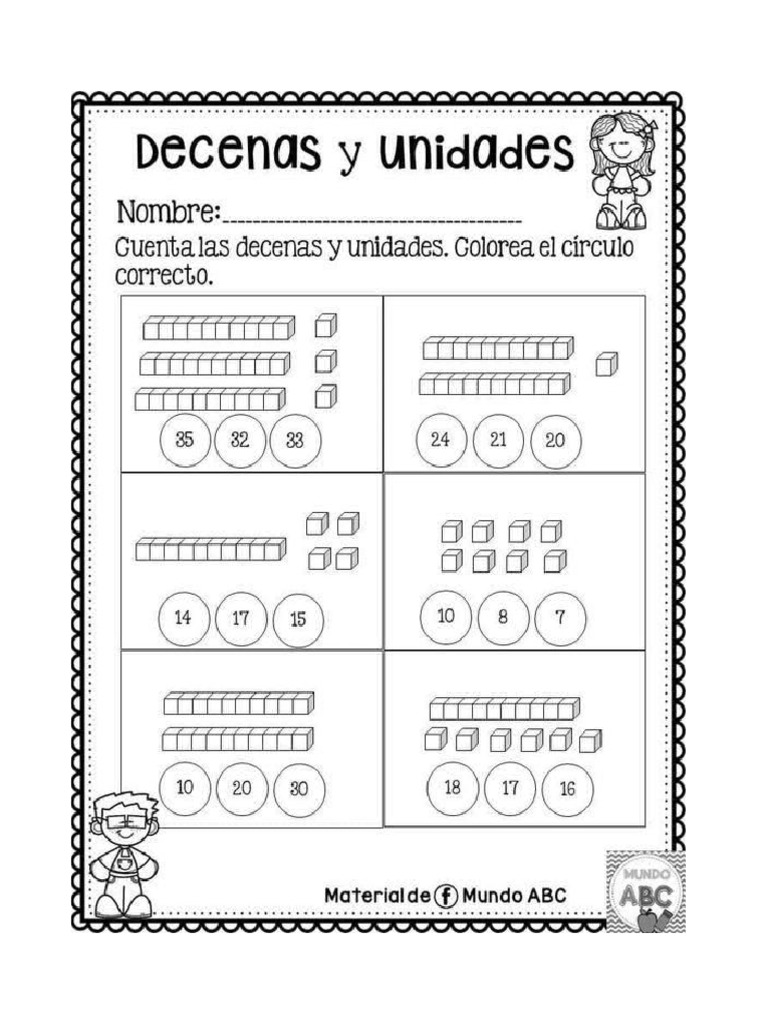 Decenas y Unidades | PDF