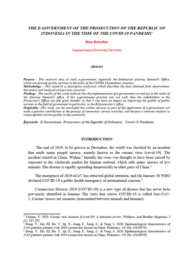Revisi - The E-Government of The Prosecution of The Republic of ...