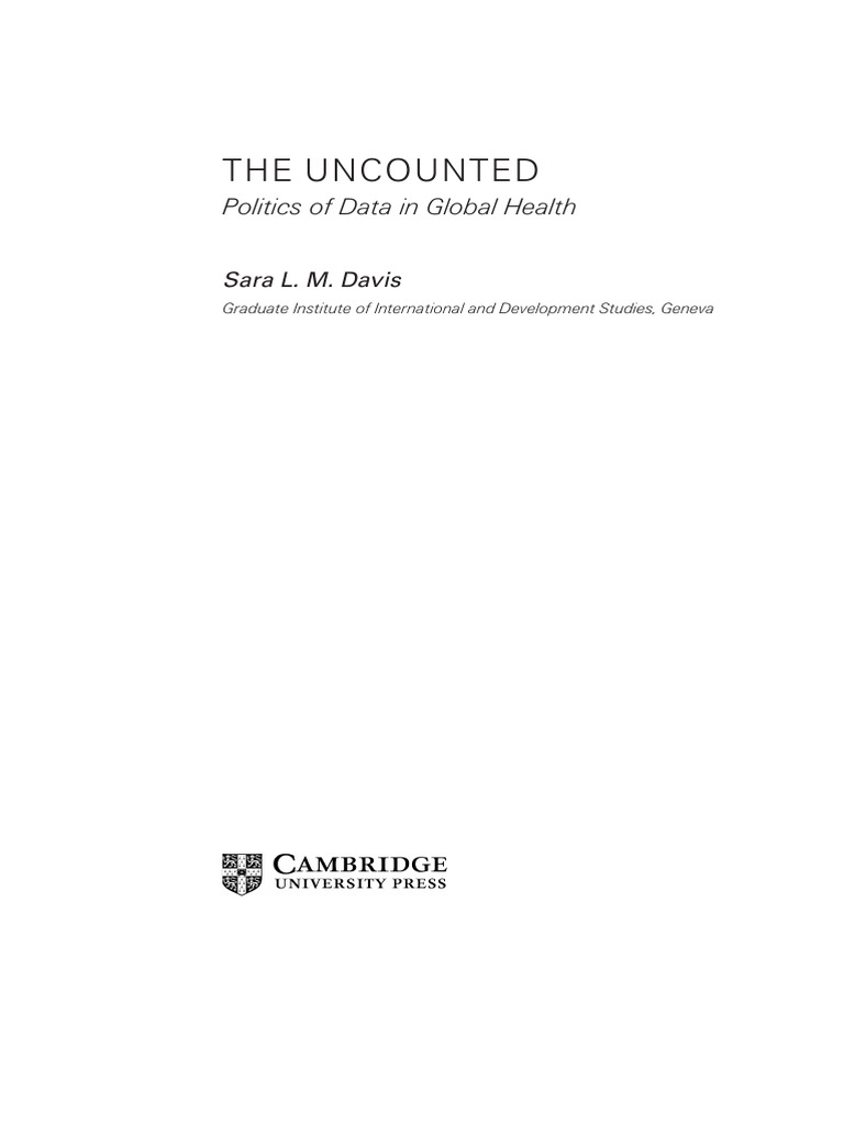 Sara L M Davis - Contested Indicators | Download Free PDF | President's ...