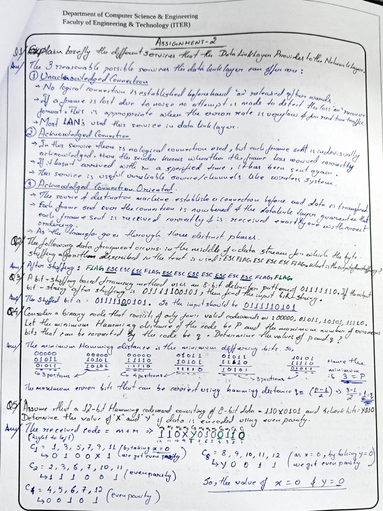 CN Assignment 2 Sol | PDF