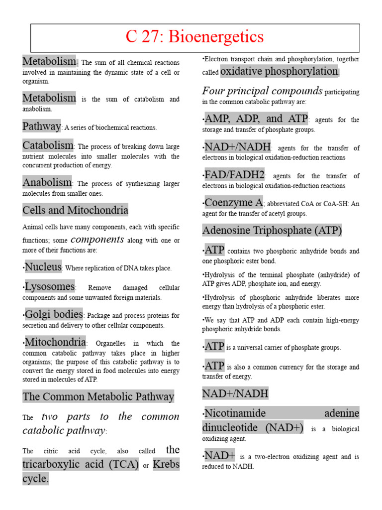 BIOCHEM FINALS (AutoRecovered) | PDF | Adenosine Triphosphate ...