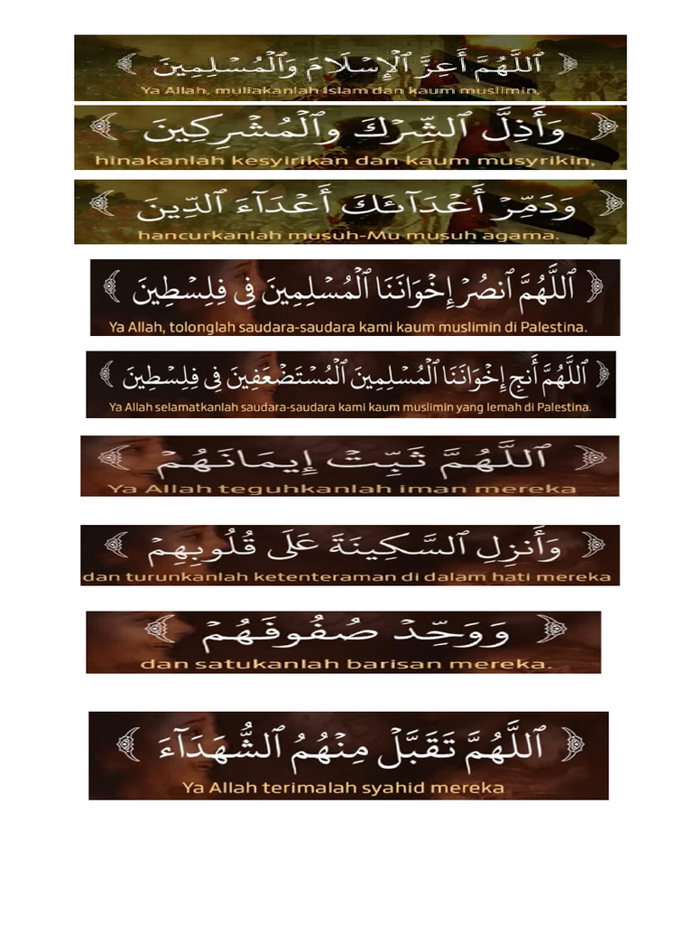 Doa Utk Palestina | PDF