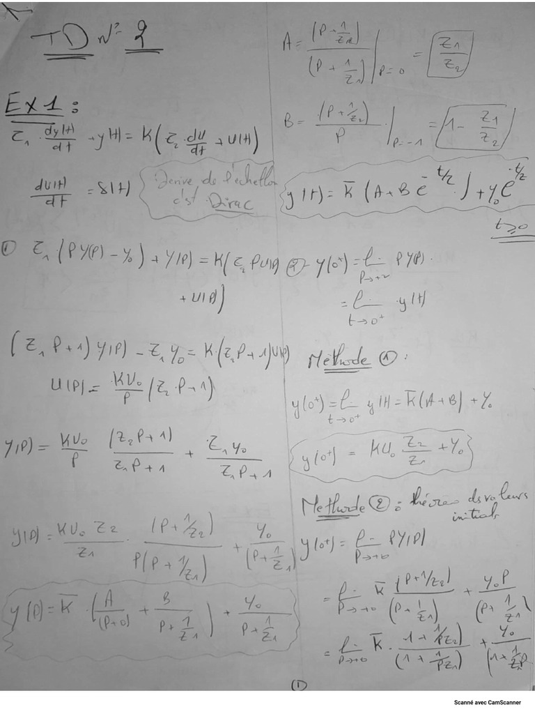 Td2 Automatique | PDF