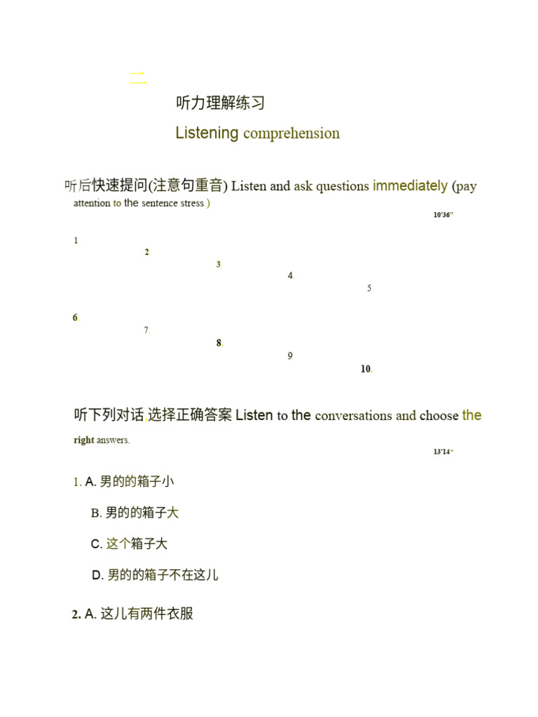 BT Luyện nghe | PDF