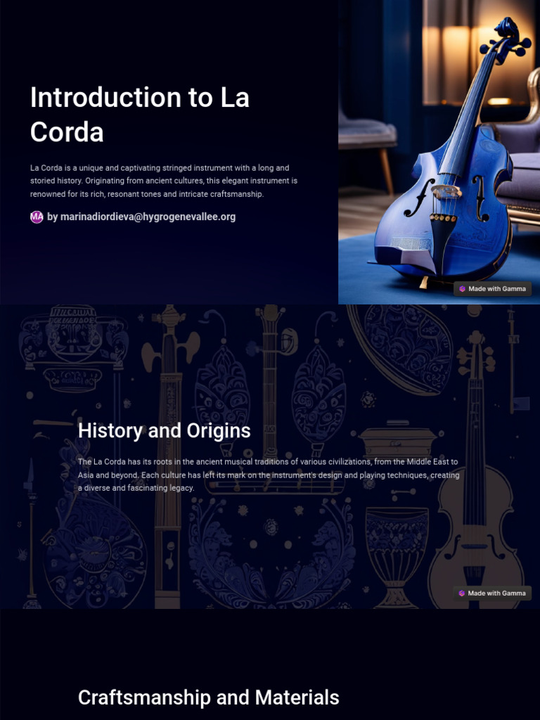 Introduction To La Corda | PDF | String Instruments | Musicology
