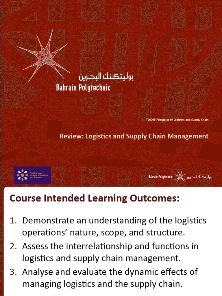 Review - Logistics and Supply Chain Management | PDF | Logistics | Supply Chain