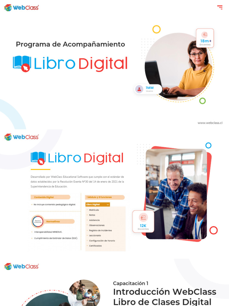 Programa de Acompañamiento Libro Digital Webclass | Descargar gratis PDF | Informática