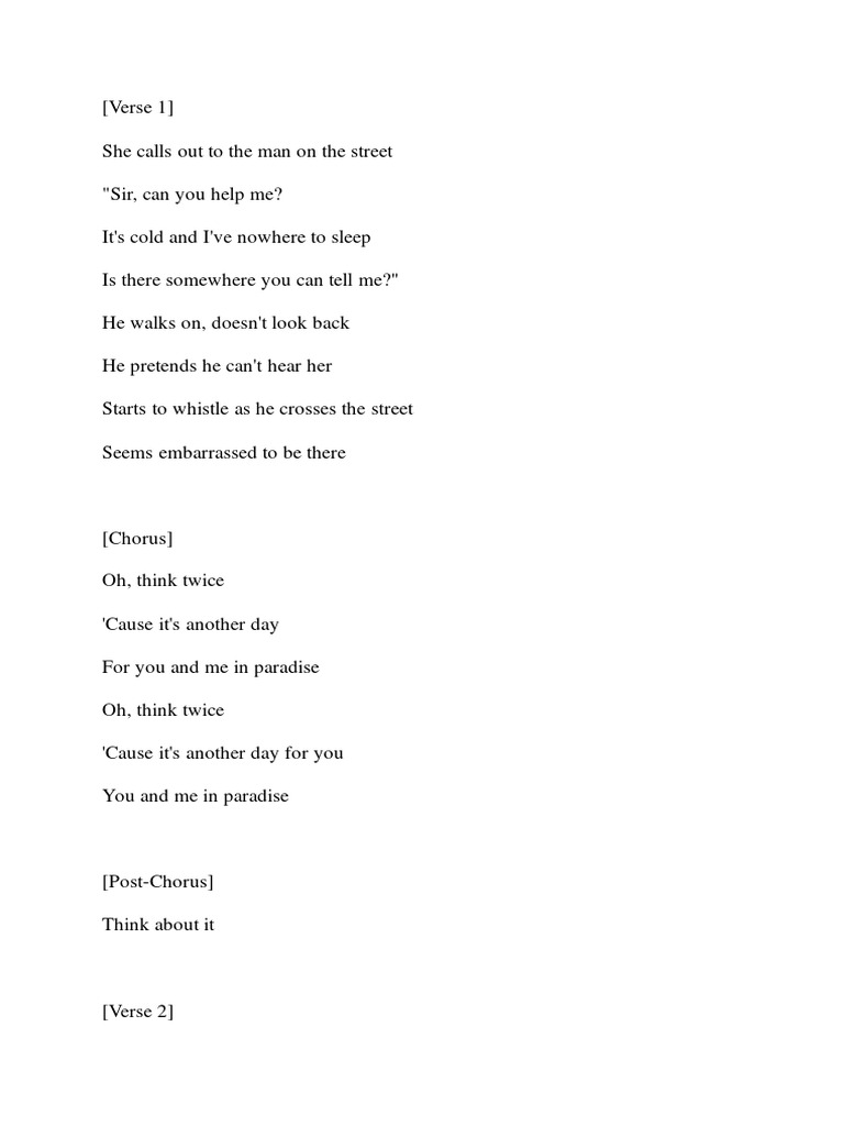 Verse 1 - Organized - Organized | PDF