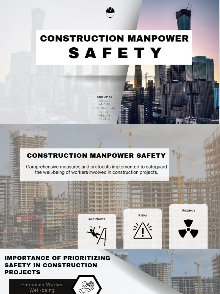 Construction Manpower Safety | PDF | Personal Protective Equipment ...