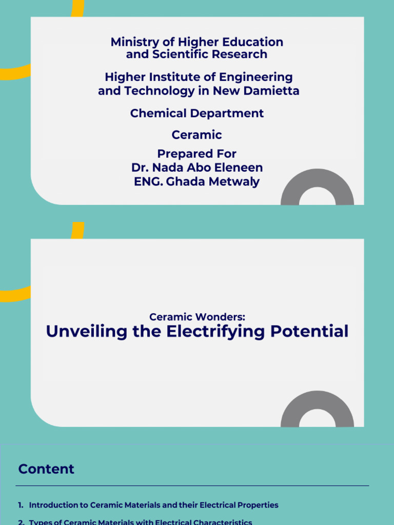 Electric Ceramics | PDF | Ceramics | Dielectric