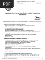 Name Transfer Guidelines | PDF