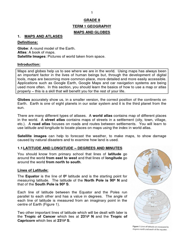 Grade 8 SS | PDF | Equator | Longitude