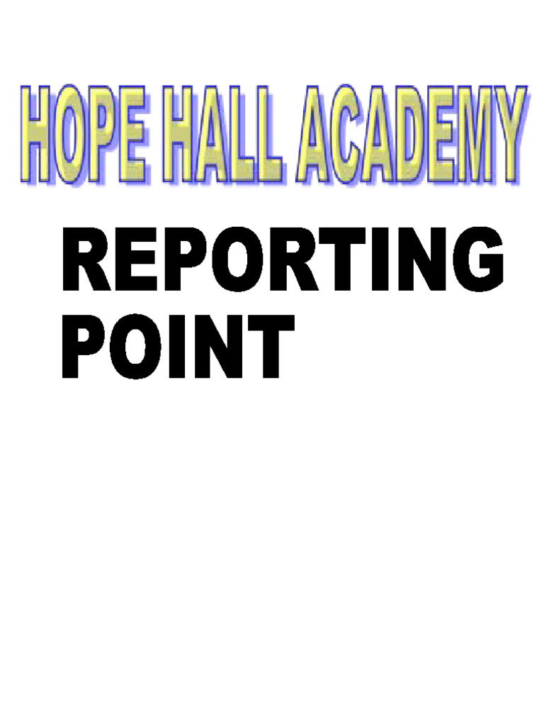 Reporting Point | PDF